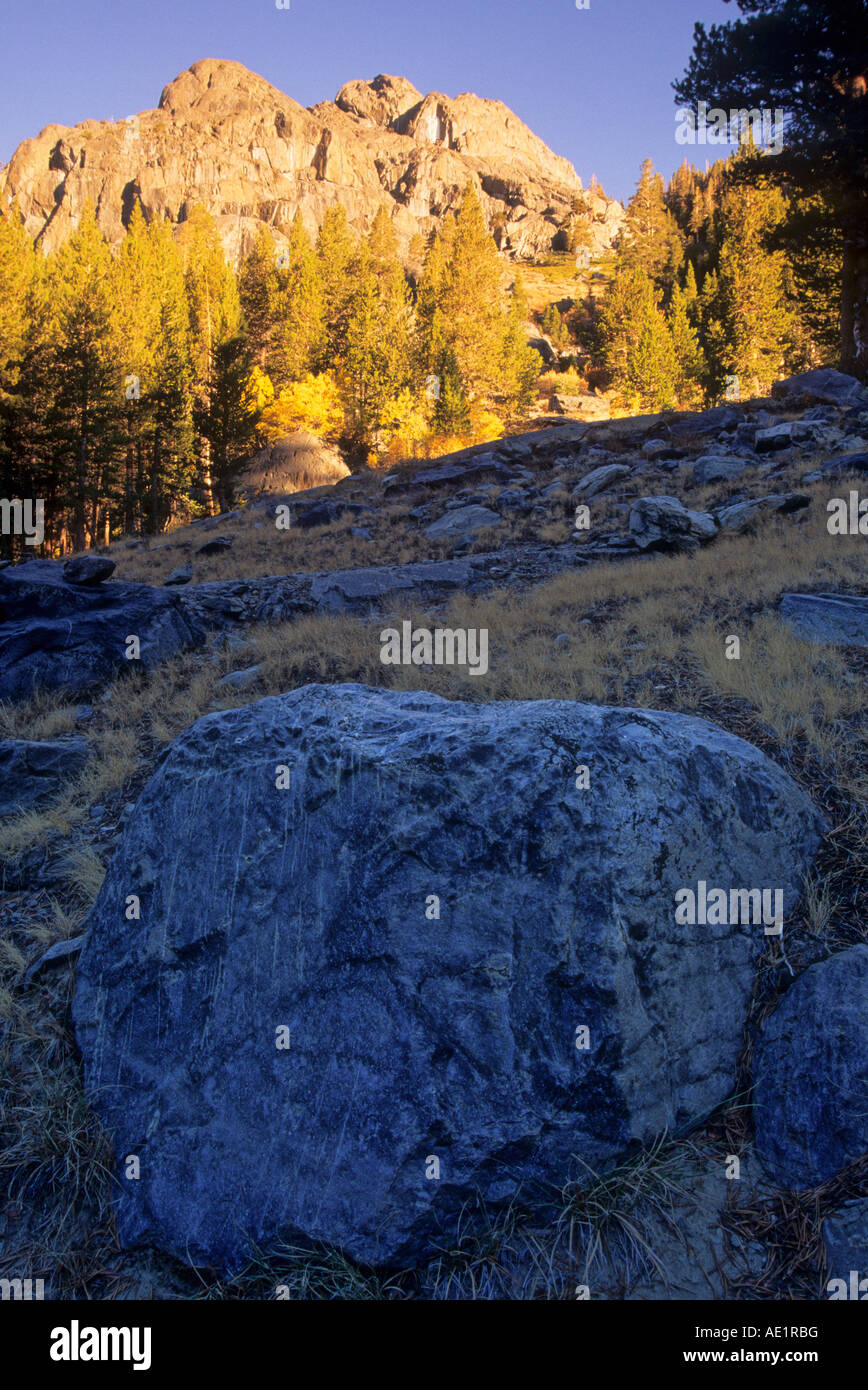 Sunrise on the Ritter Range in the Ansel Adams Wilderness, Inyo ...