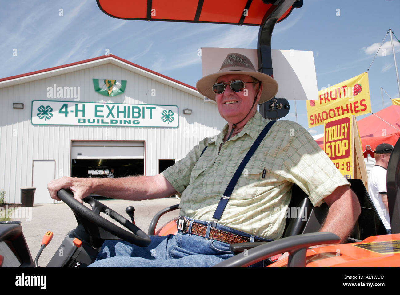 Valparaiso Indiana,Porter County Fair,man men male,tractor,IN070722028 ...