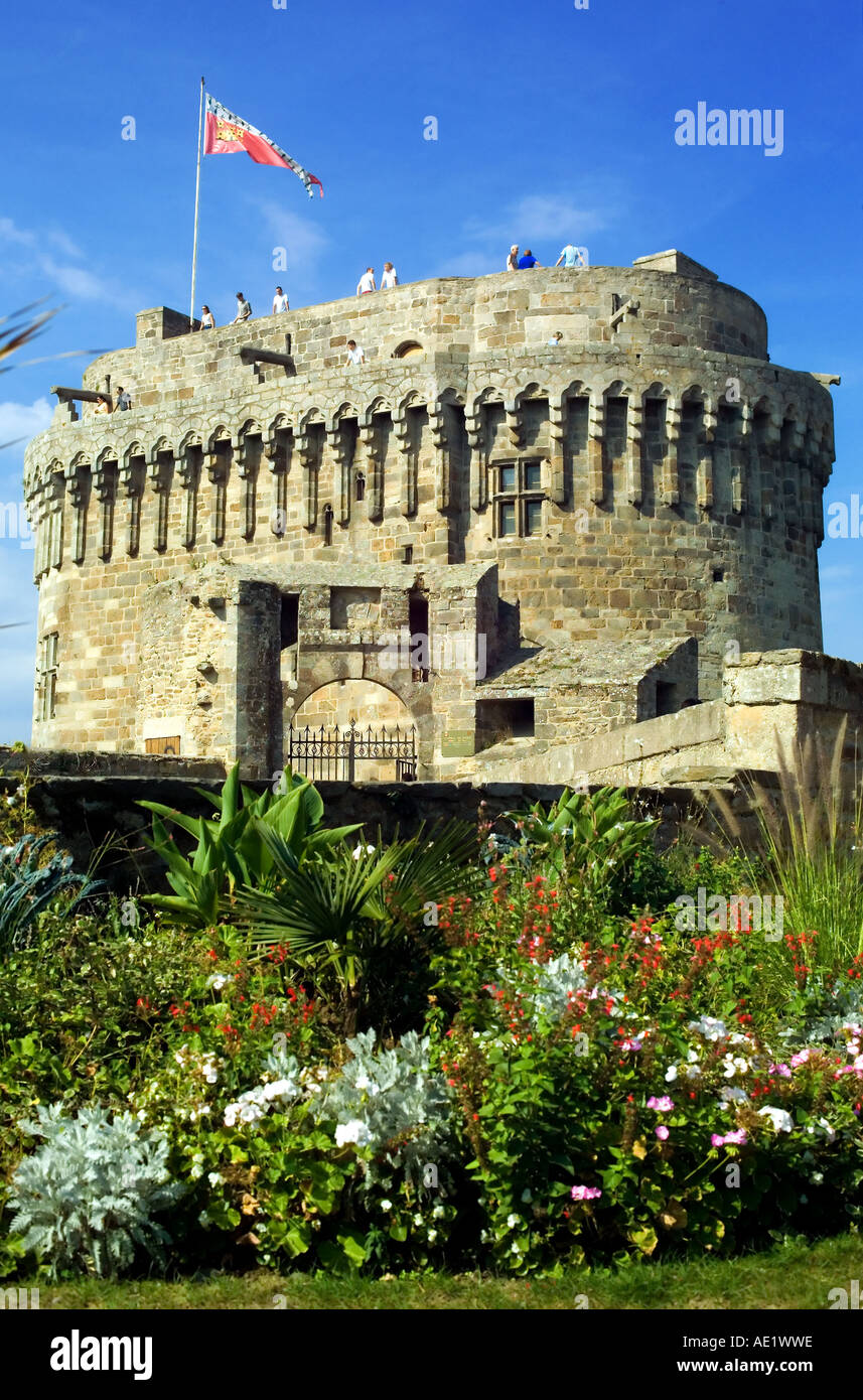 DUCHESSE ANNE CASTLE KEEP 13th Century DINAN BRITTANY FRANCE EUROPE ...
