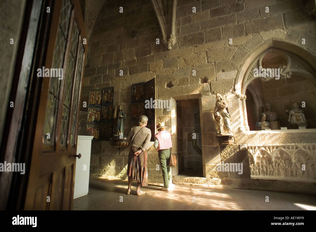 ENTRANCE OF DUCHESSE ANNE CASTLE KEEP 13th Century DINAN BRITTANY ...