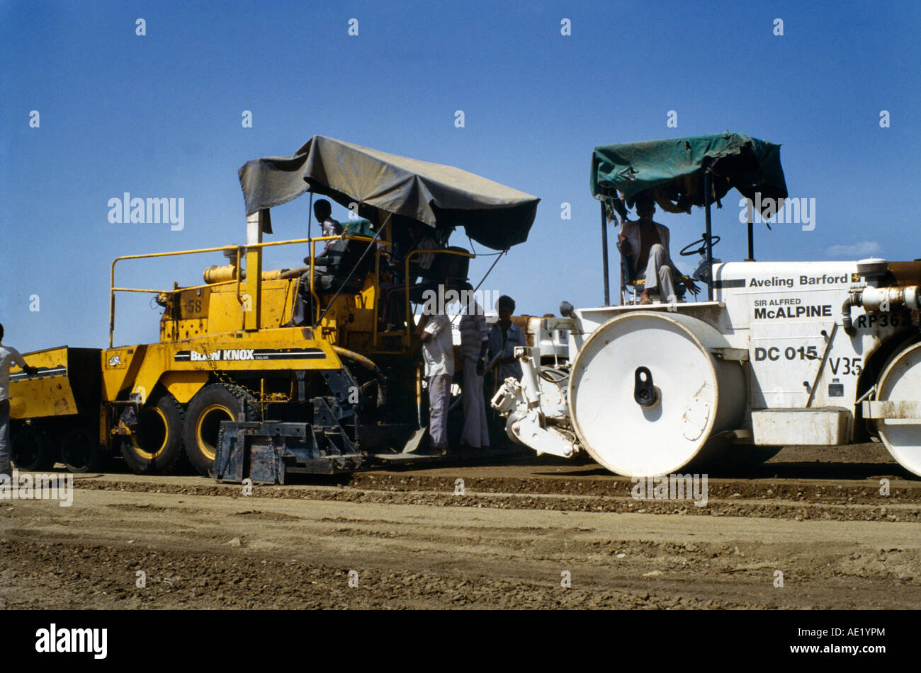 Rahad Sudan Road Construction Stock Photo - Alamy