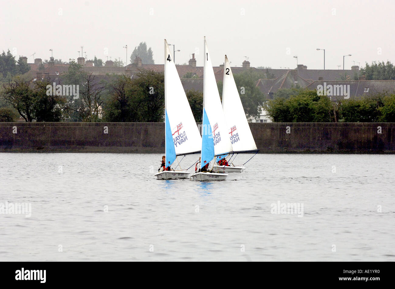 The Sea Cadets, Welsh Harp Sailing Association, London, UK Stock Photo ...