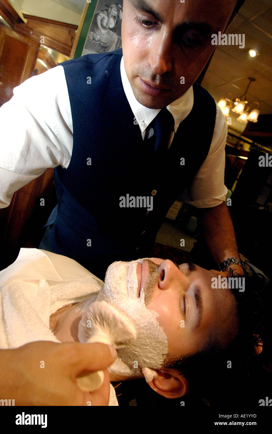 Geo F Trumpers barbershop, Mayfair London, uk Stock Photo - Alamy
