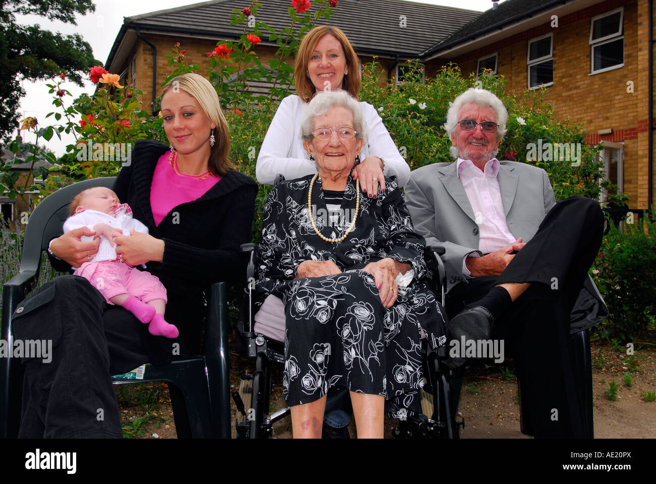 Five generations of the same family meeting for the first time ...