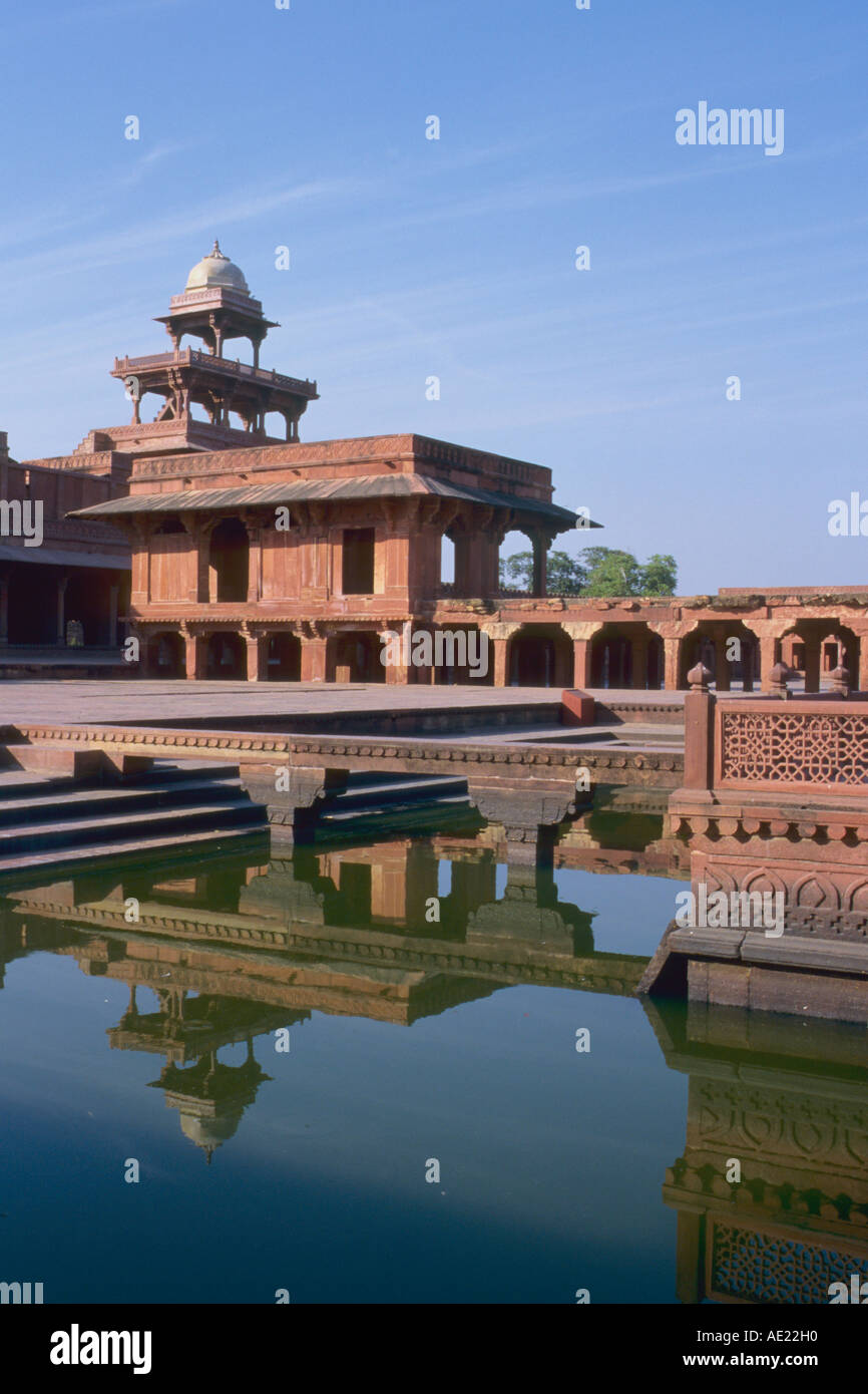 India Uttar Pradesh Fatehpur Sikri Panch Mahal Stock Photo - Alamy