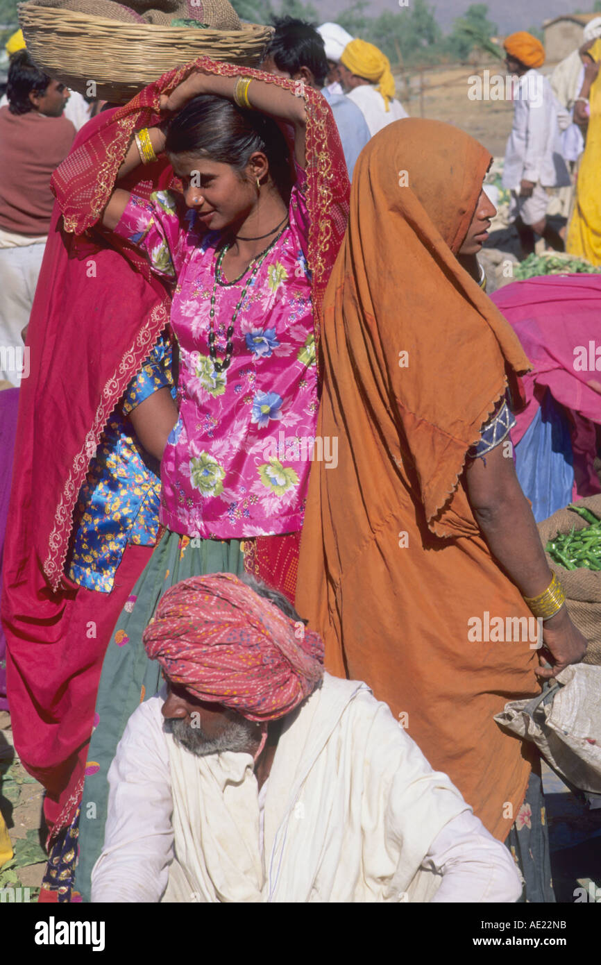 India Rajasthan Pushkar people Stock Photo - Alamy