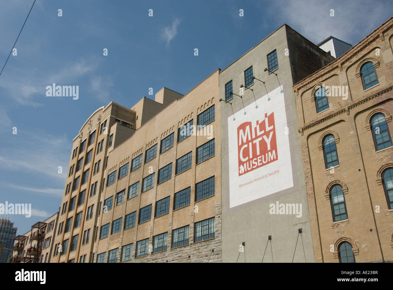 Minnesota Minneapolis Mill City Museum showing flour milling history ...