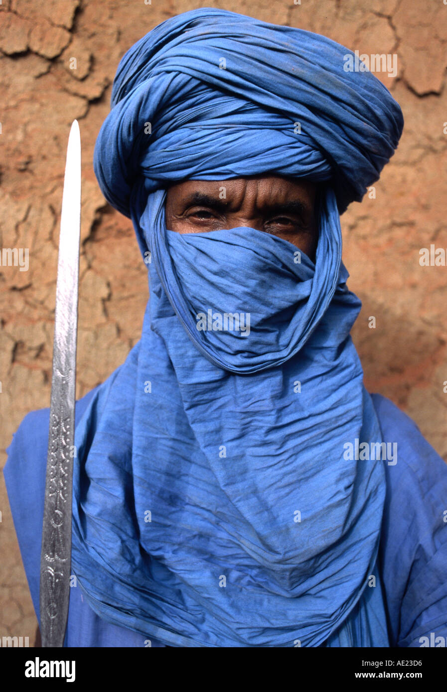 A Tuareg man, Mopti, Mali Stock Photo - Alamy