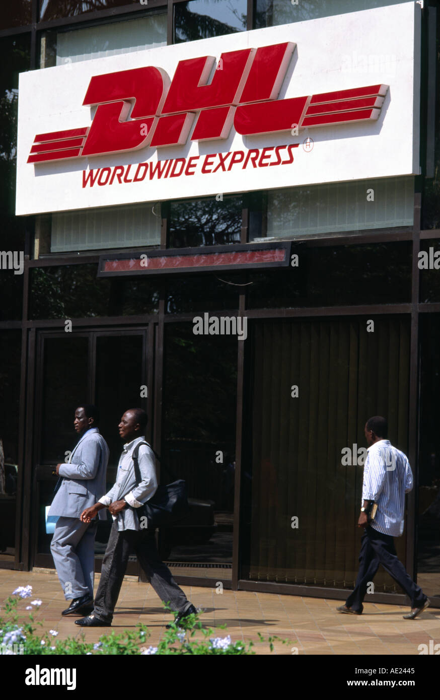 DHL shipping company office, Abidjan, Ivory Coast Stock Photo - Alamy