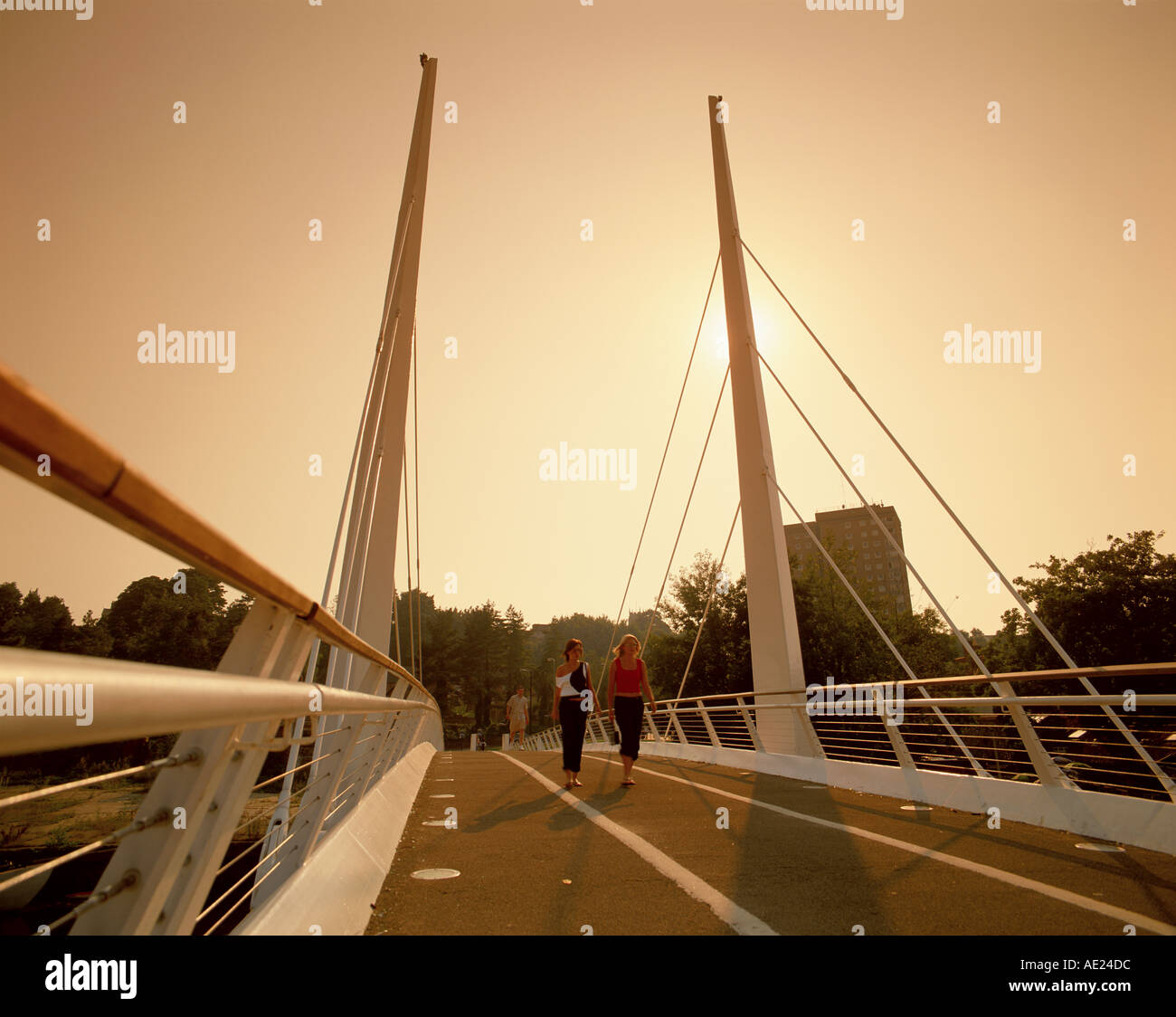 Footbridge norwich riverside hi-res stock photography and images - Alamy