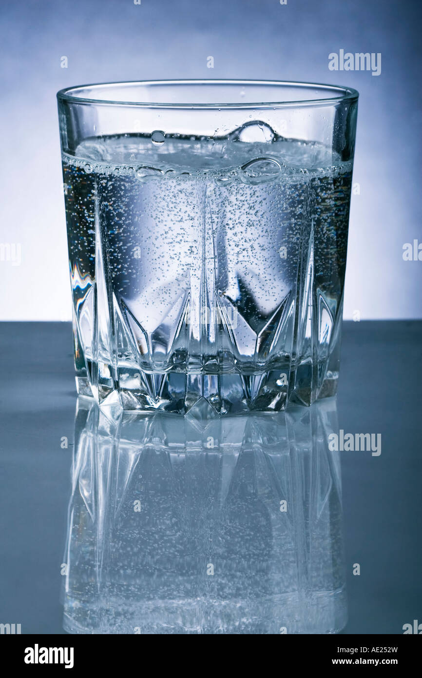 glass of sparkling water Stock Photo - Alamy