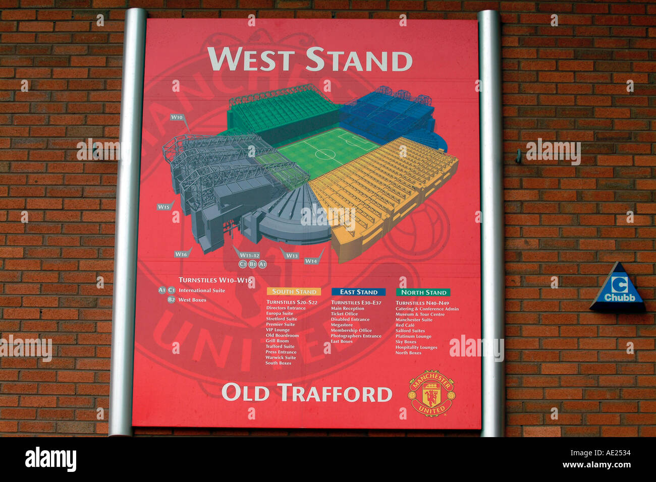 Old trafford map hi-res stock photography and images - Alamy