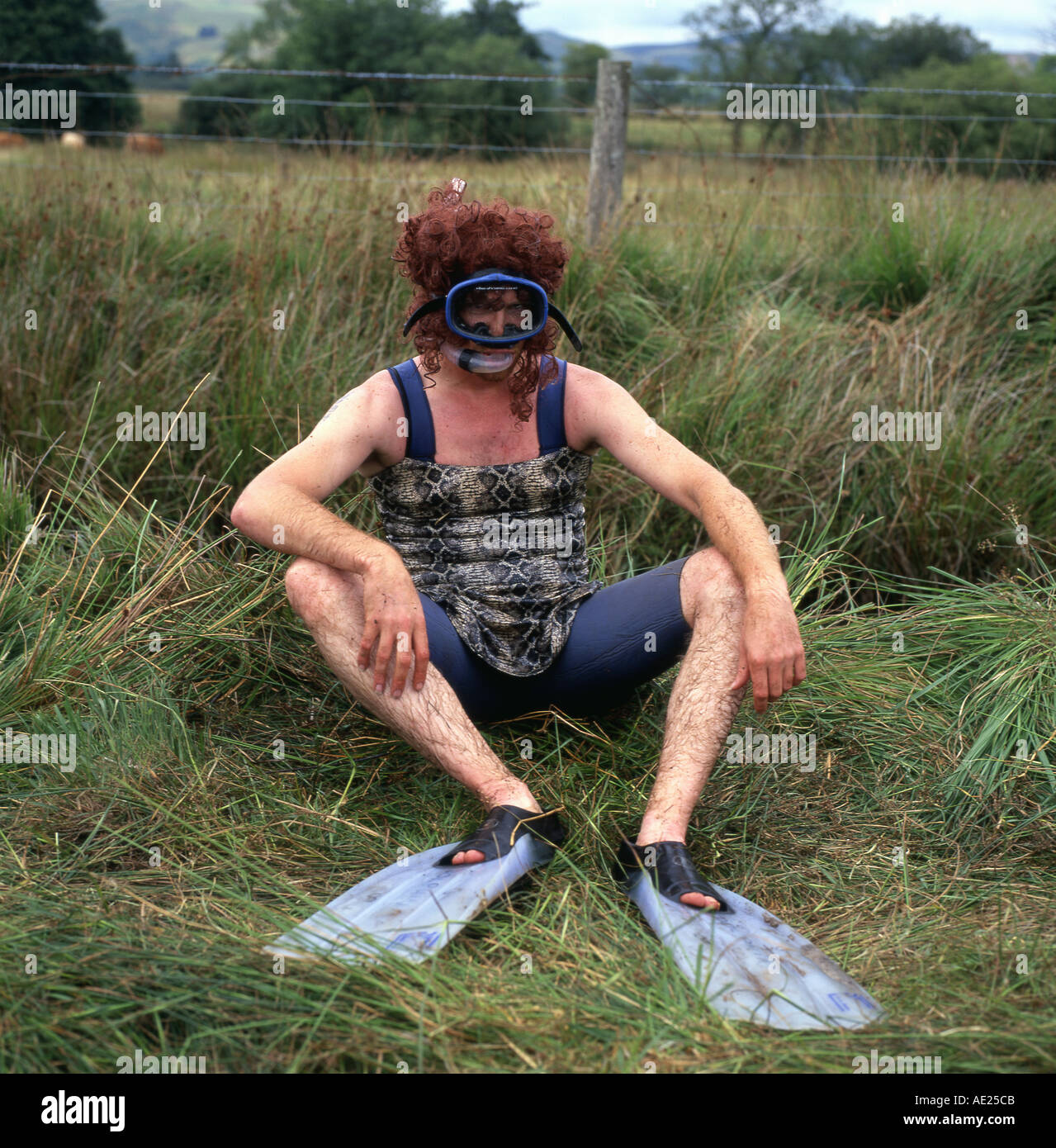 The World Bog Snorkelling championships is held annually in a Mid Wales ...