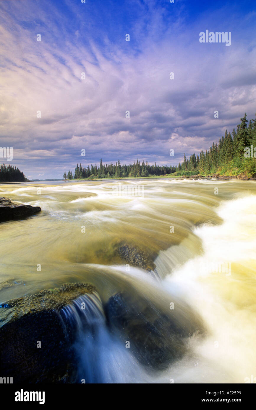 waterfalls, Grass River, Manitoba, Canada Stock Photo - Alamy