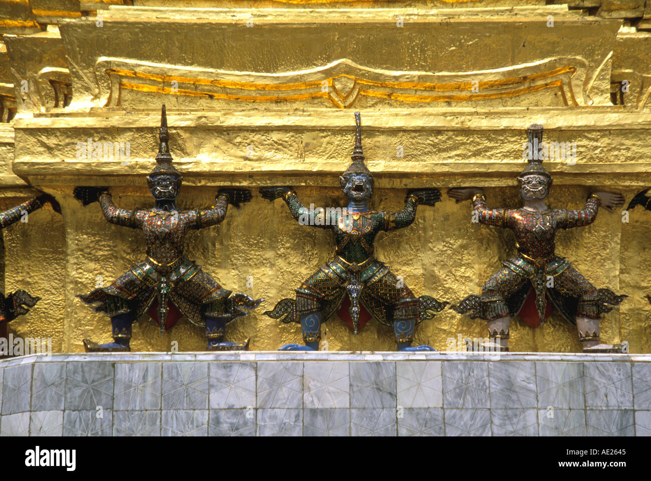 Thailand Bangkok Wat Phra Kaeo An Apsonsi Stock Photo - Alamy