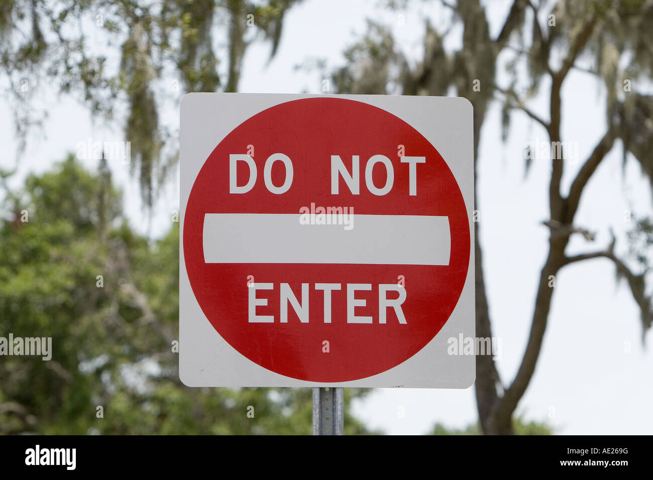 A Do Not Enter Street Sign Stock Photo - Alamy