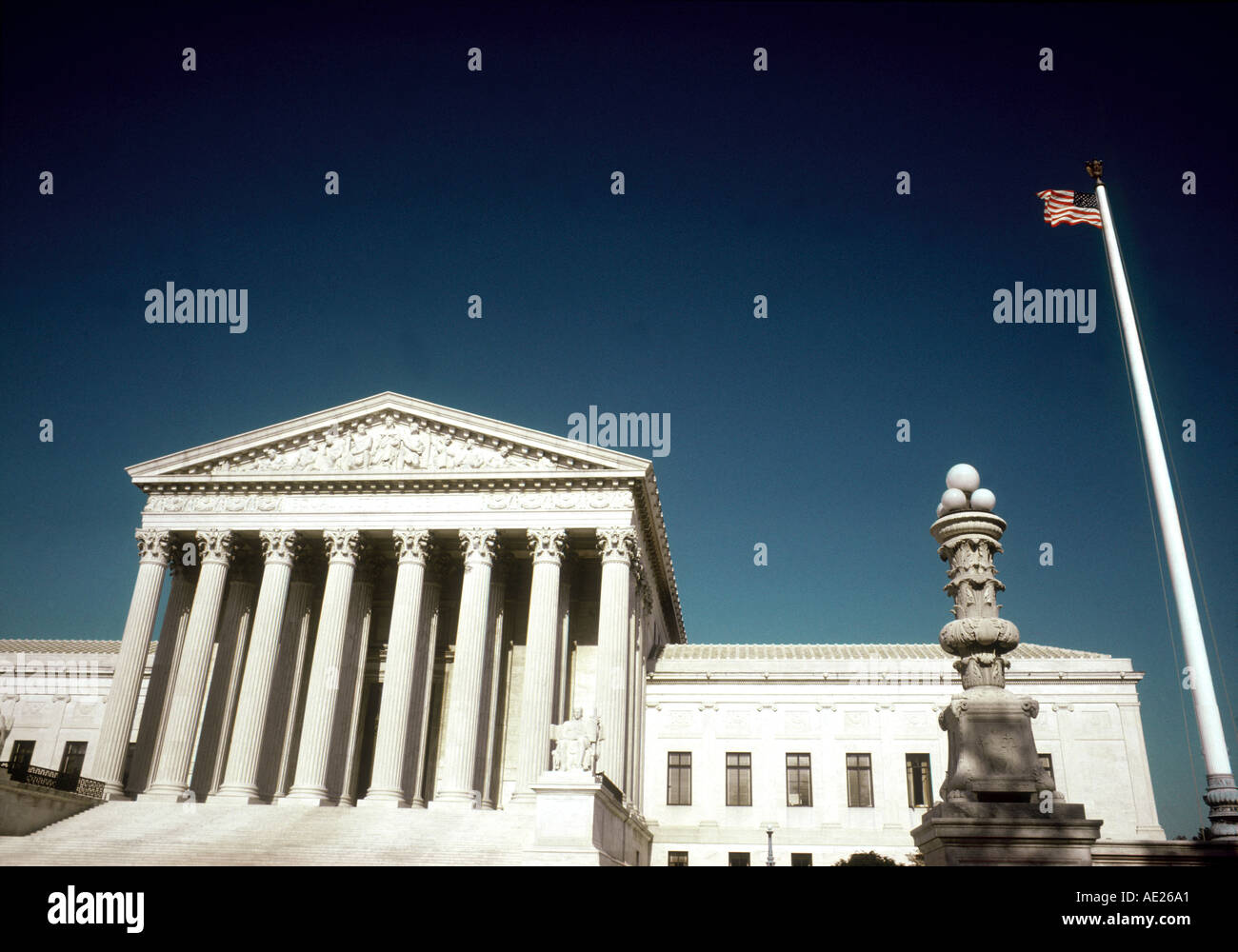 SUPREME COURT HALL OF JUSTICE BUILDING WASHINGTON DC AMERICA USA Stock ...