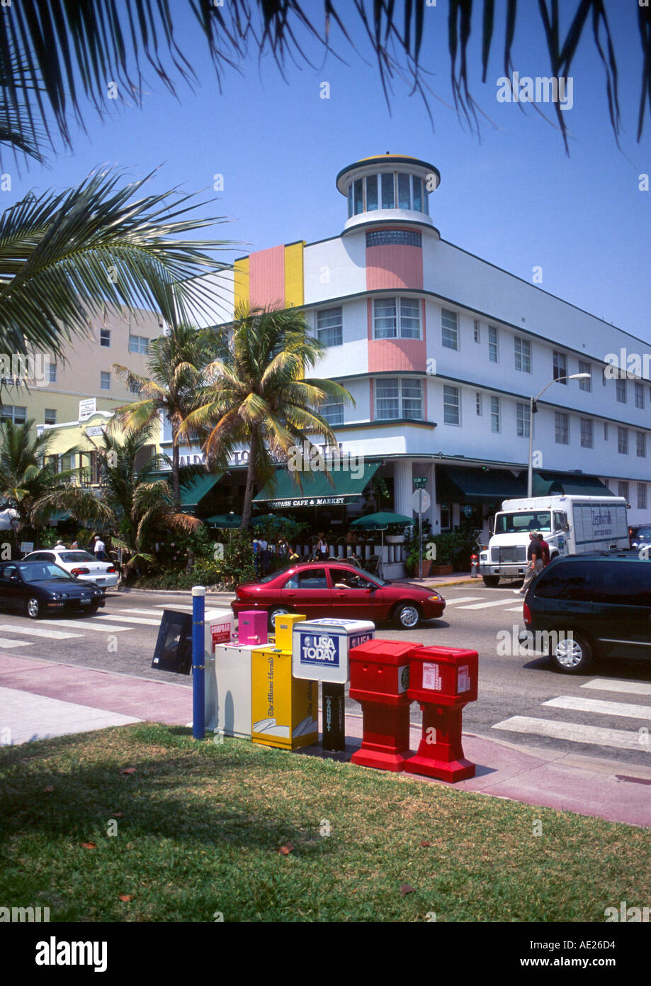 Ocean Drive Miami Florida USA Stock Photo - Alamy