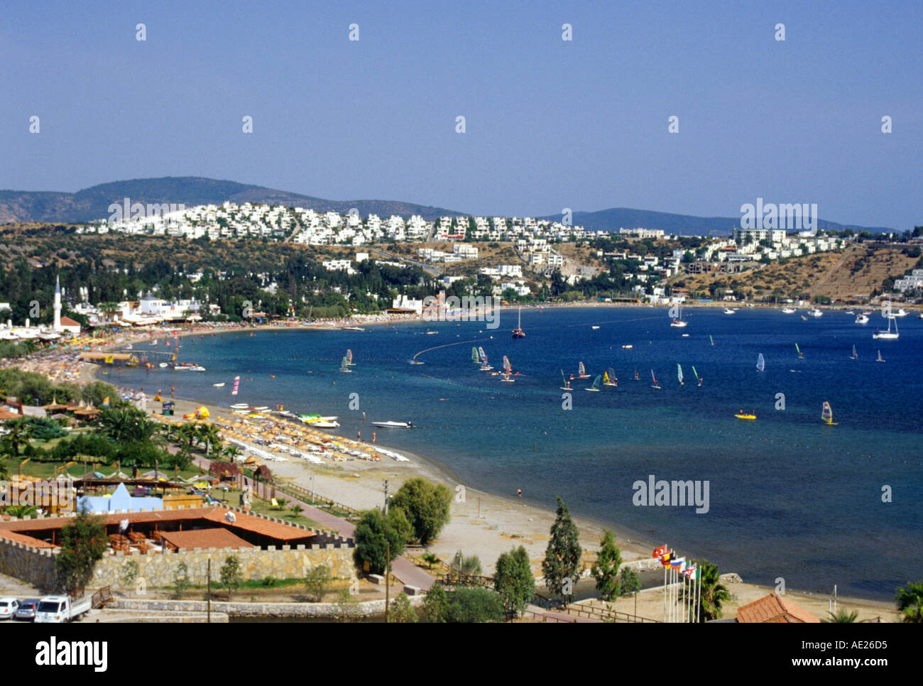 Turkish Resort of Bitez Stock Photo - Alamy