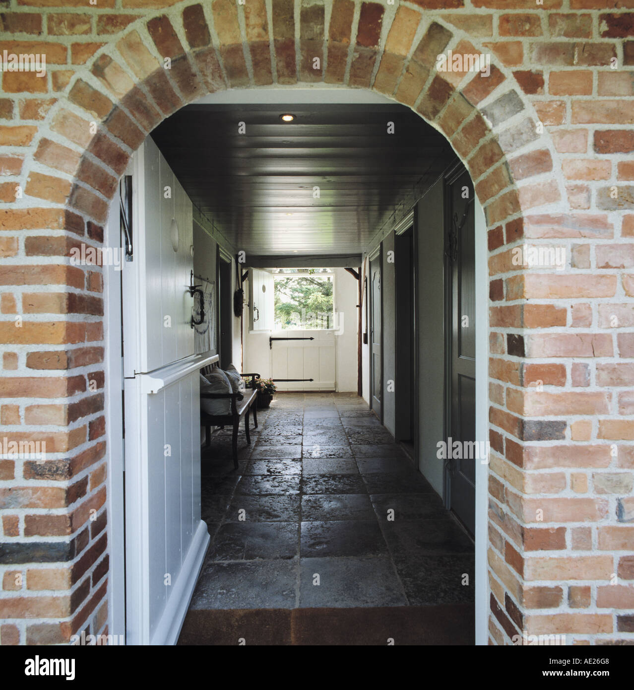 Open Door into House Stock Photo - Alamy