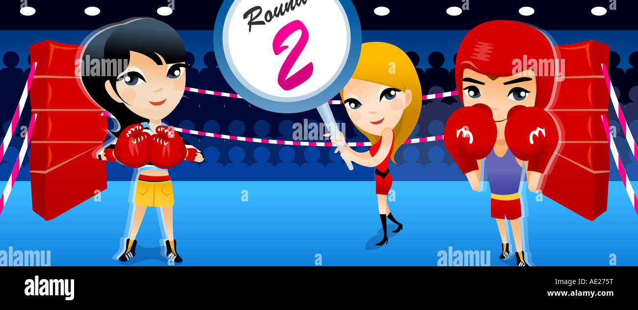 Women boxing referee hi-res stock photography and images - Alamy