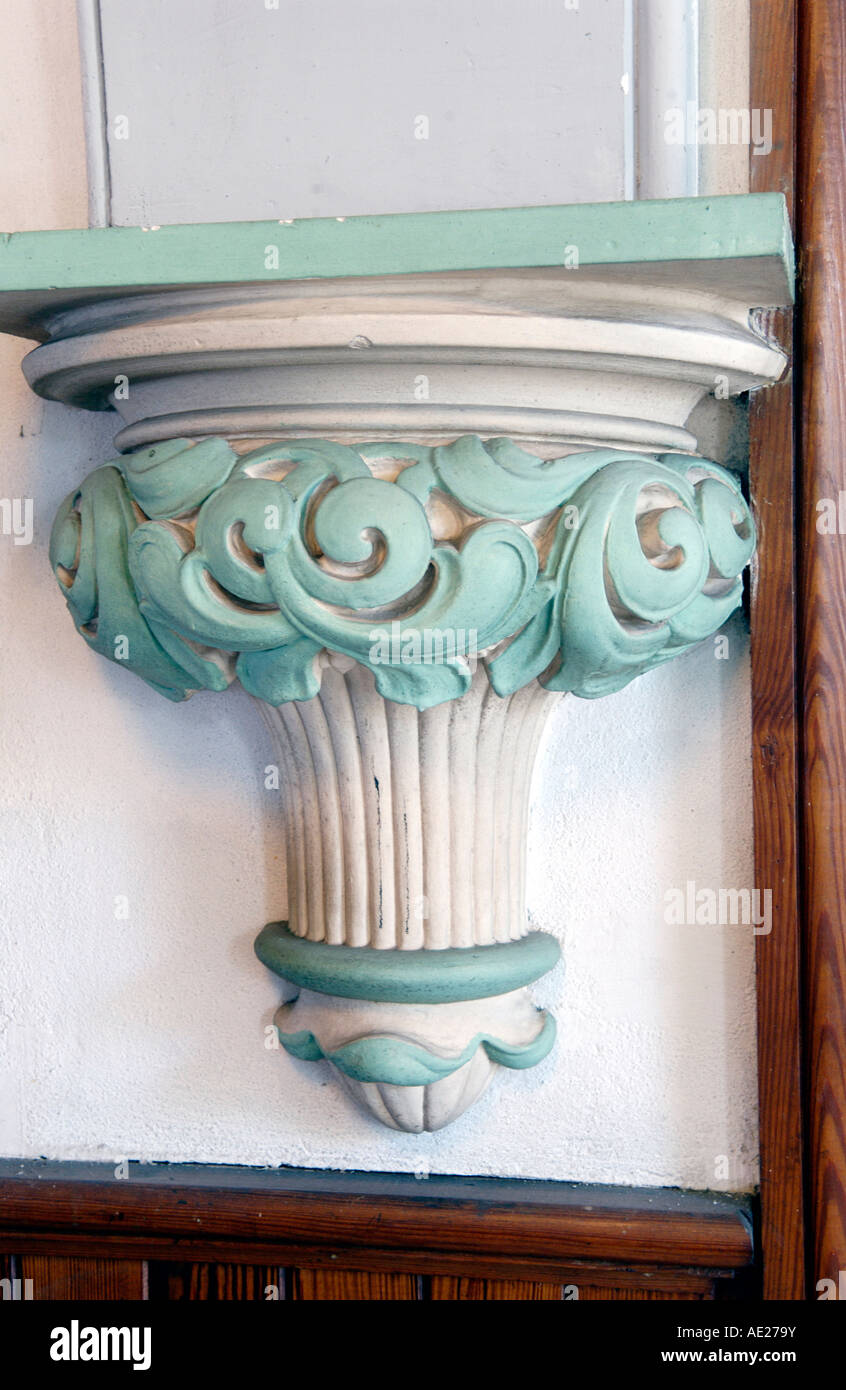 Decorative detail of internal arch in redundant Grade II* listed ...