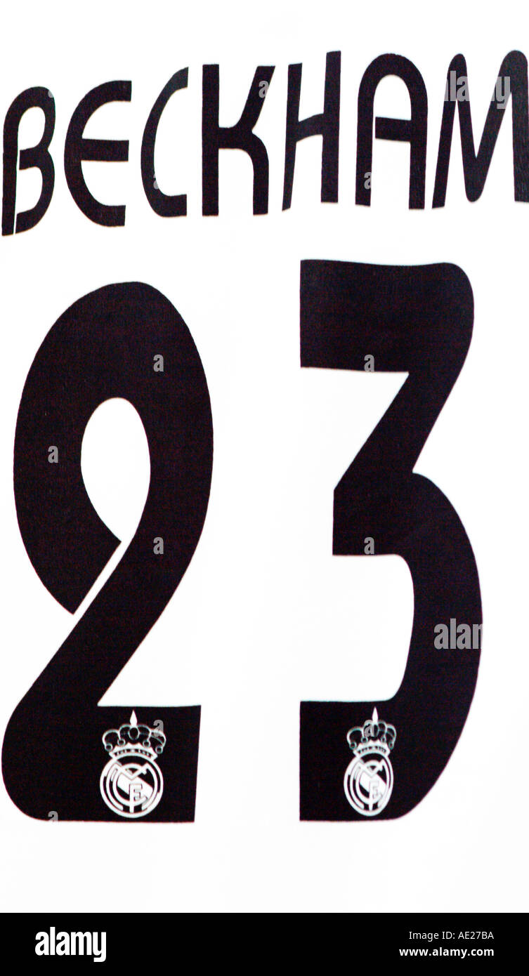 David beckham england football shirt hi-res stock photography and ...