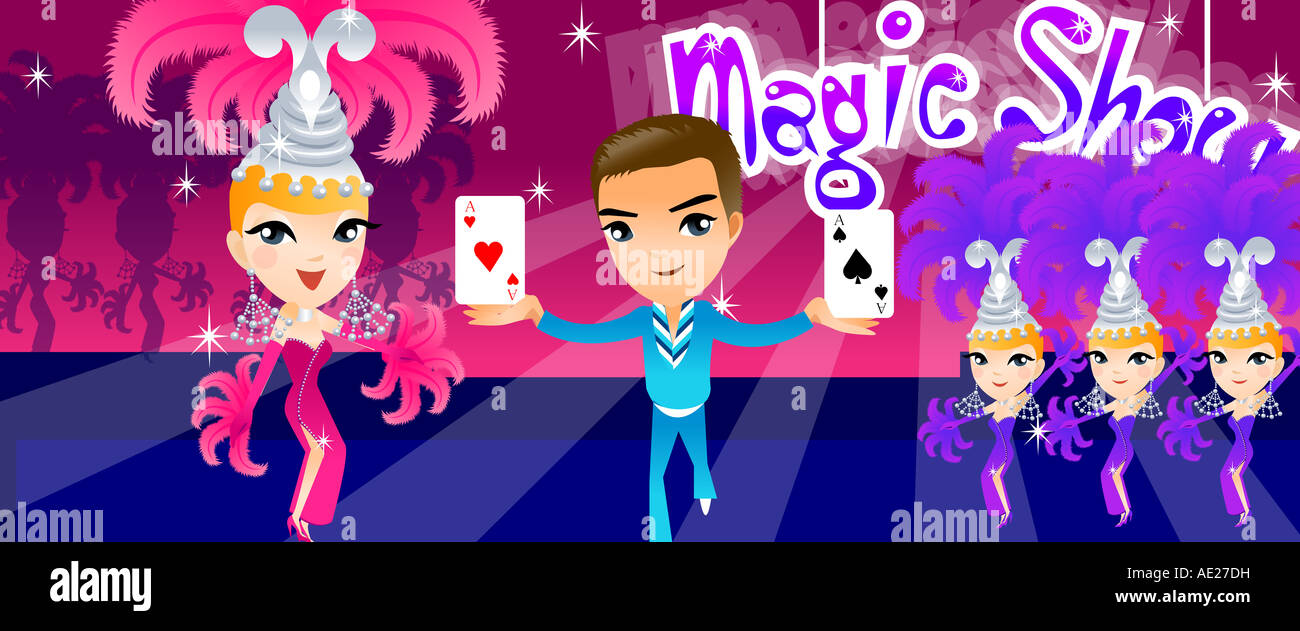 Magician's assistant hi-res stock photography and images - Alamy