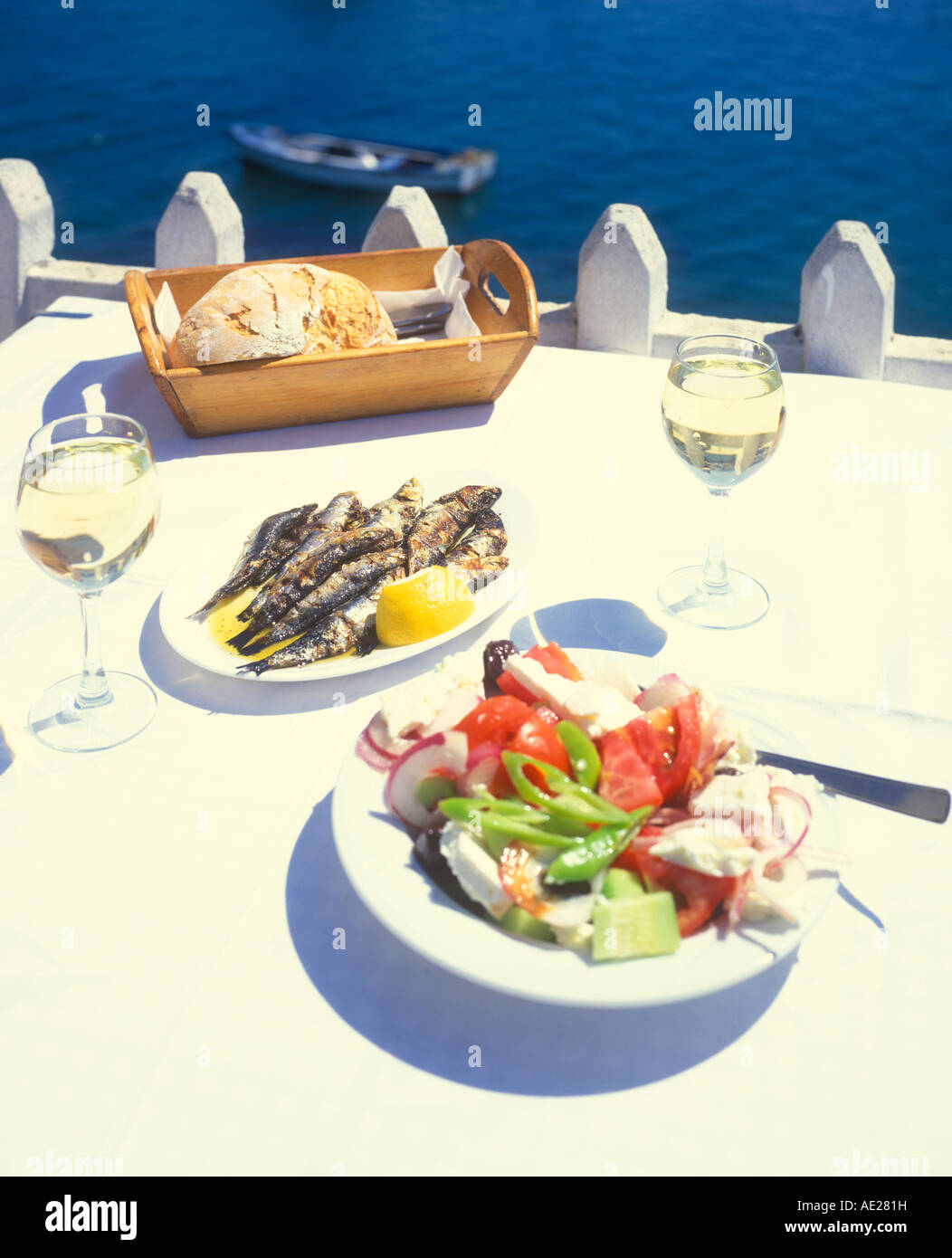 Greek food dishes hi-res stock photography and images - Alamy