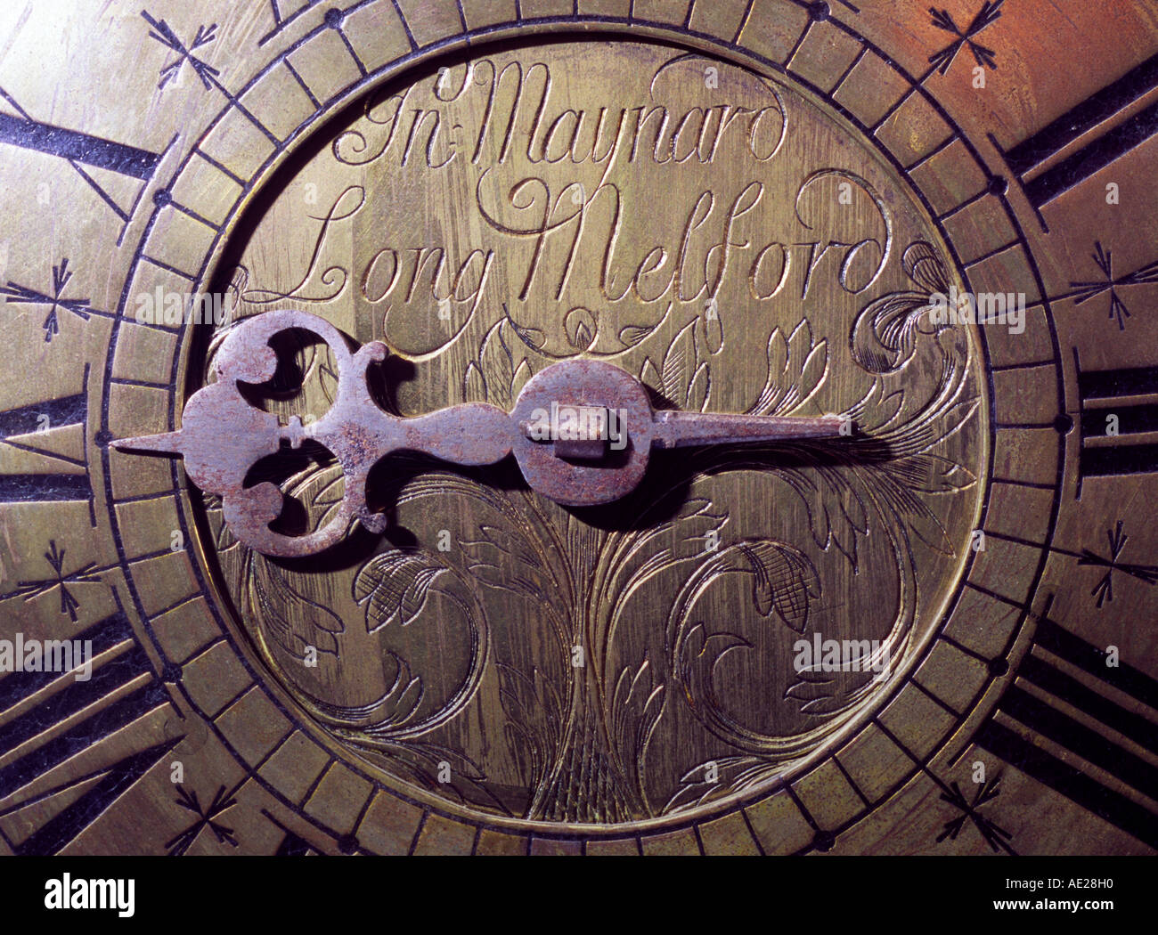 Lantern clock dial Stock Photo - Alamy