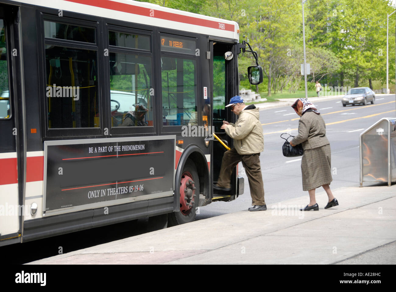 Public bus transportation Toronto Ontario Canada Stock Photo - Alamy