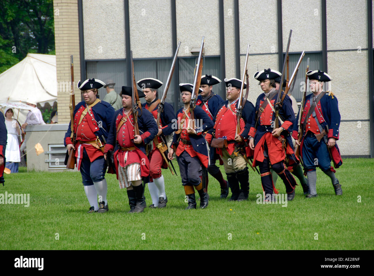 Circa 1700 reenactment of the Colonial period lifestyle Stock Photo - Alamy