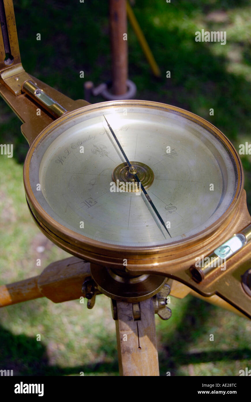 Surveyor compass hi-res stock photography and images - Alamy