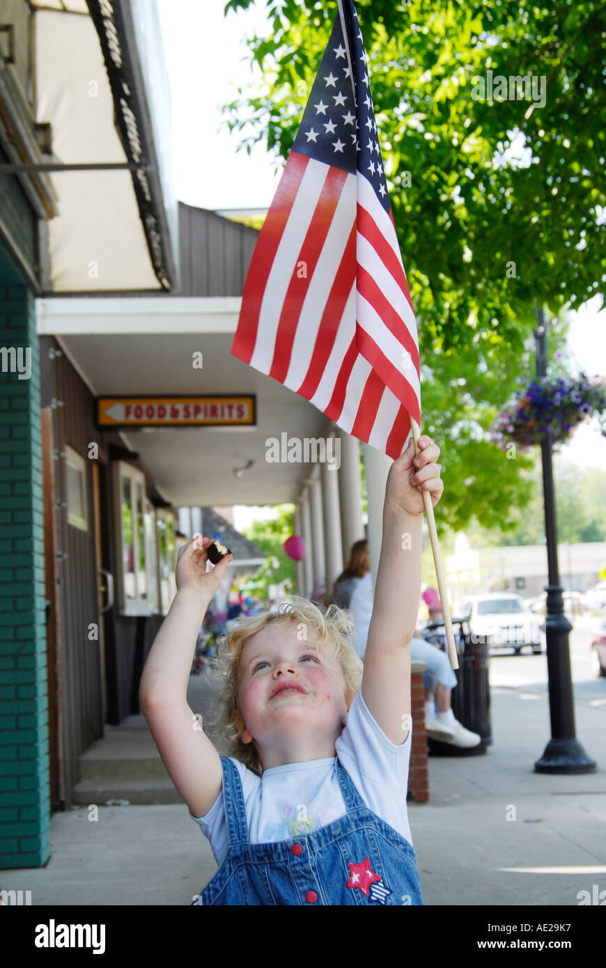 Child flag pledge hi-res stock photography and images - Alamy