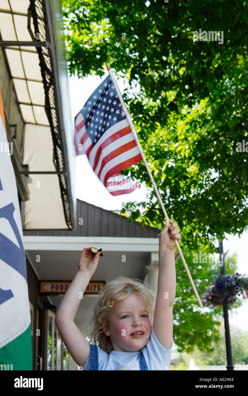 Child flag pledge hi-res stock photography and images - Alamy