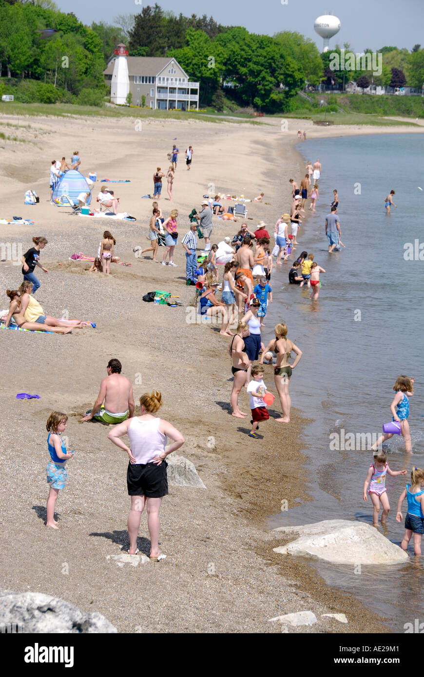Lexington, michigan beach hi-res stock photography and images - Alamy