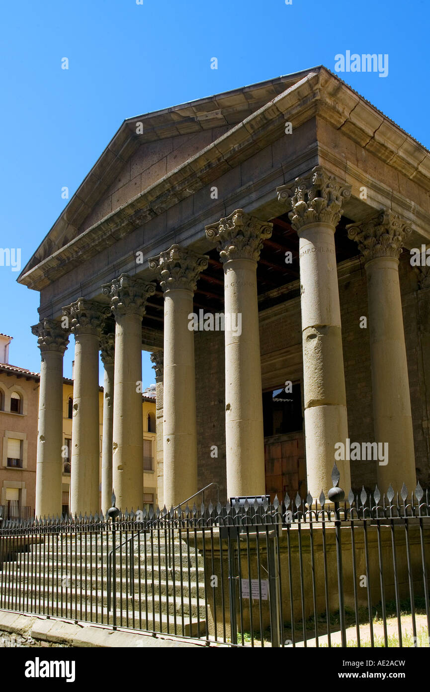 Roman temple of vic hi-res stock photography and images - Alamy