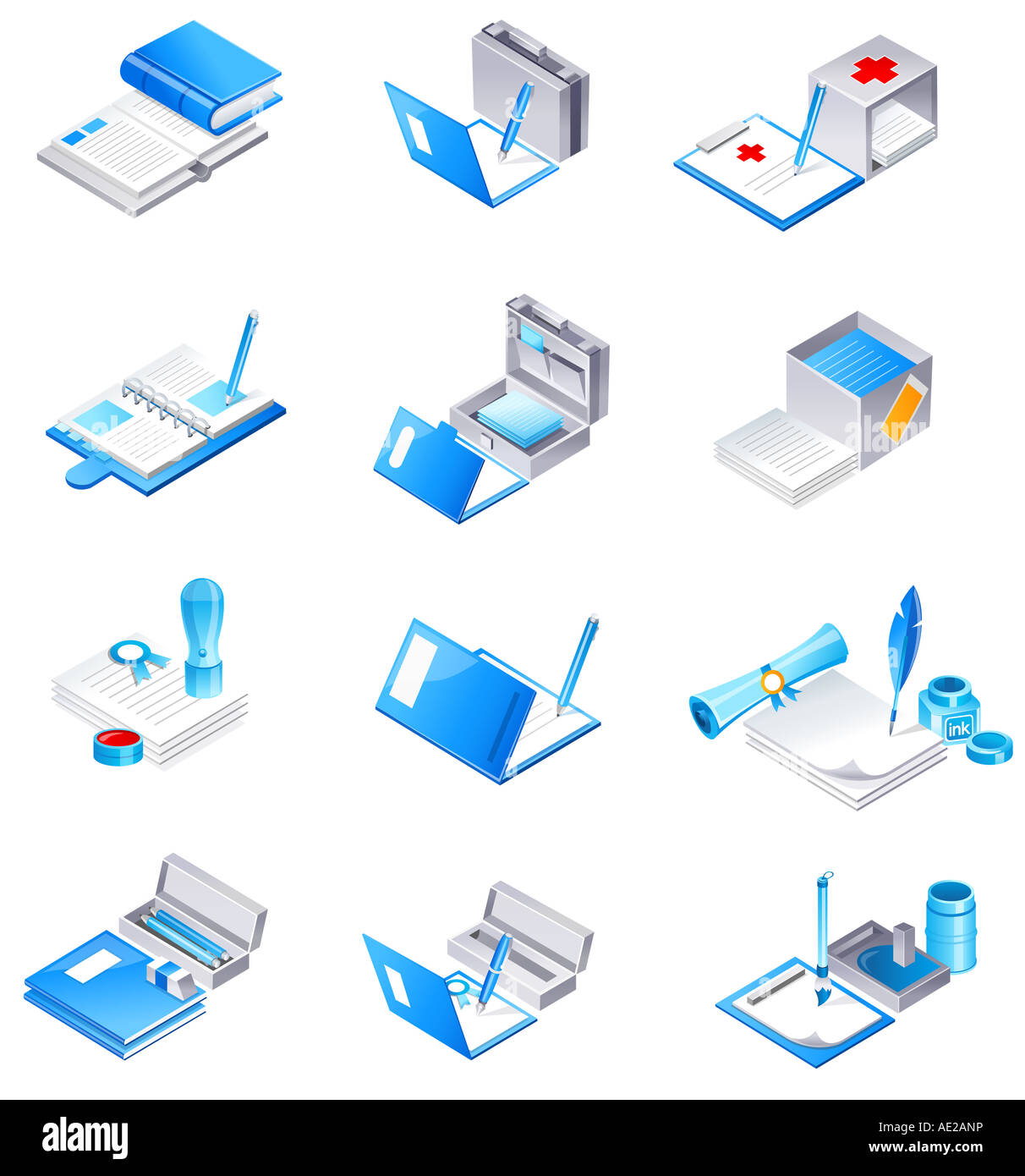 Different Types Of Note Pads Stock Photo Alamy