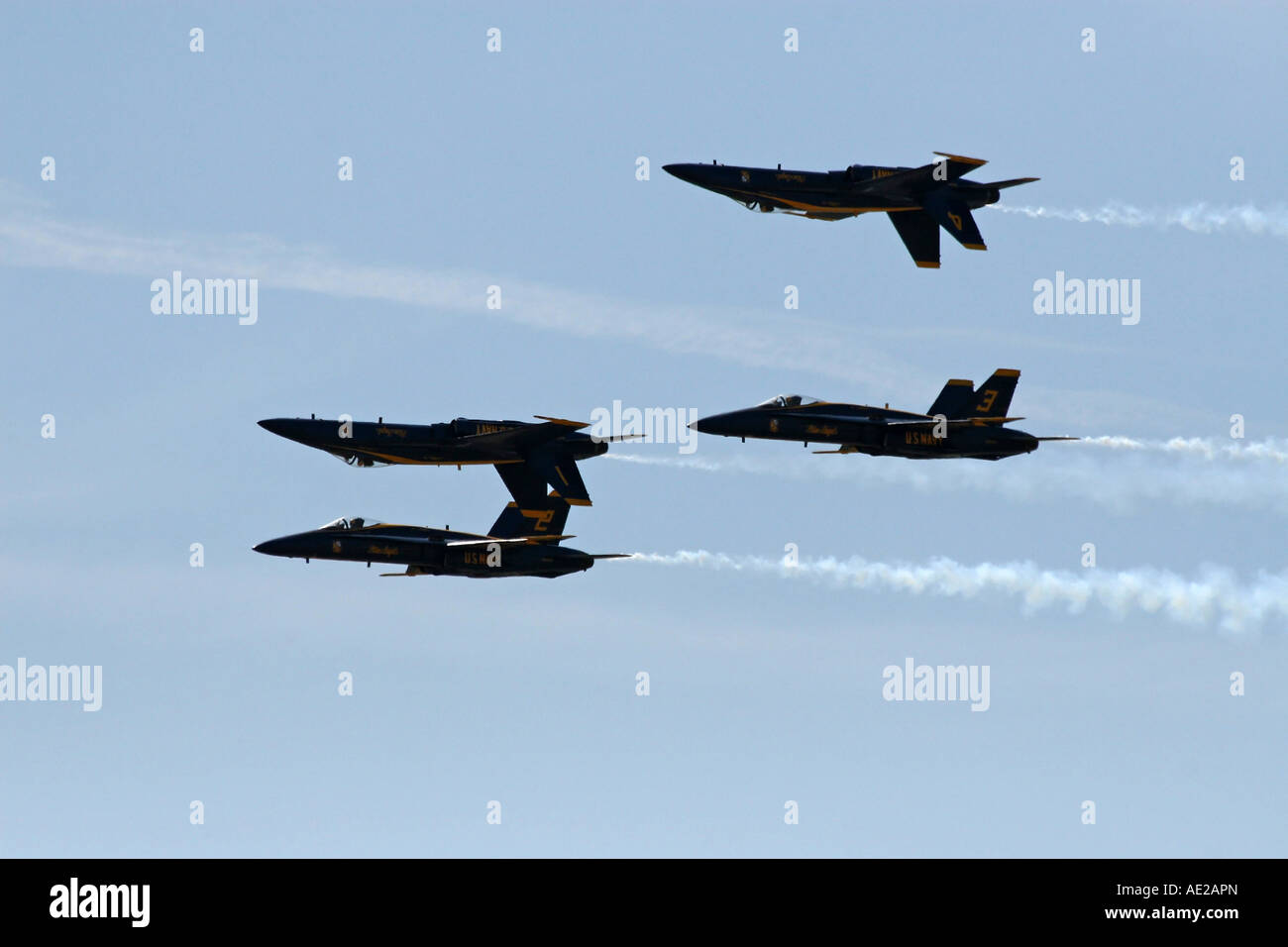 Blue Angels F/A-18 Hornets fly in tight cockpit inverted formation ...