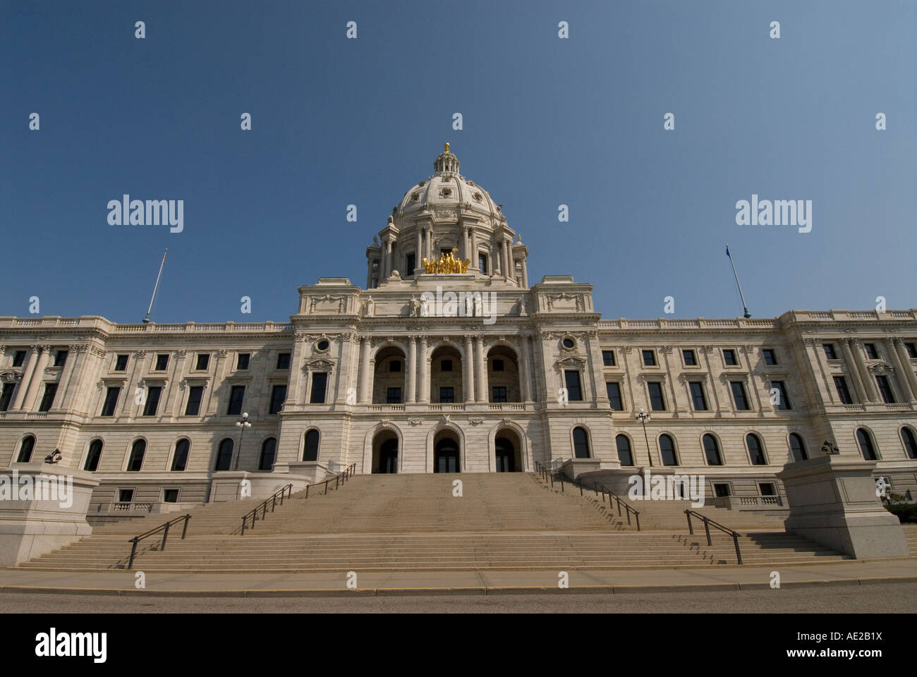 Minnesota Twin Cities Minneapolis Saint Paul The State Capitol Building ...