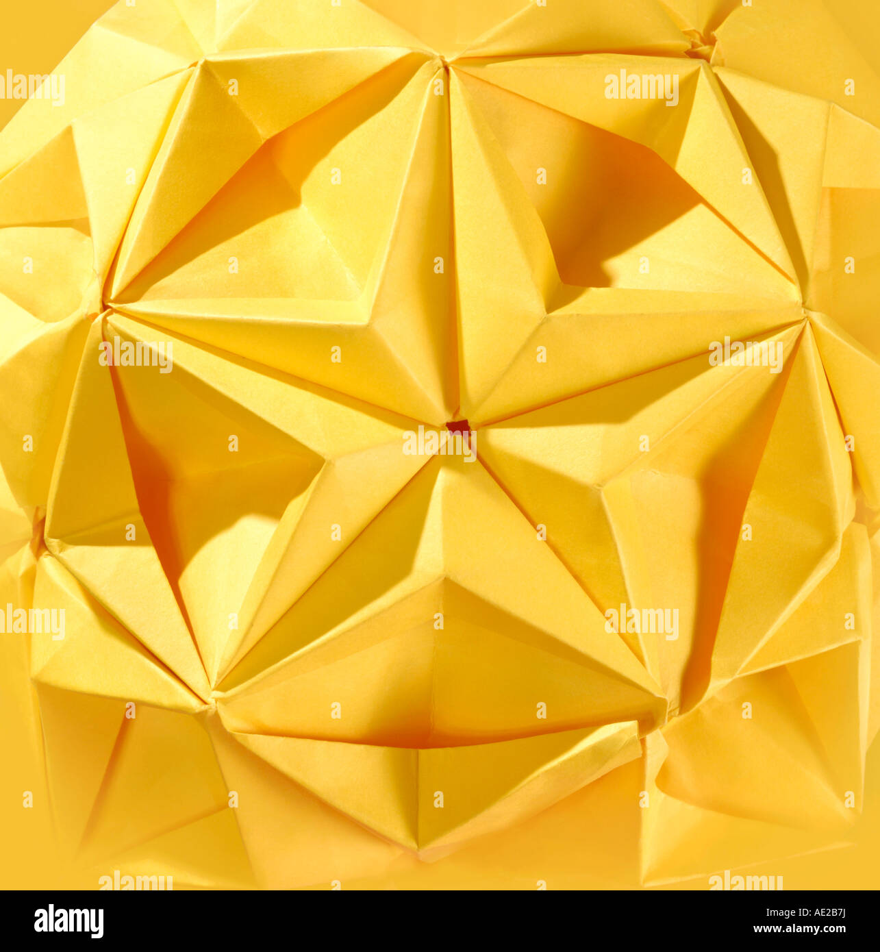 Origami abstract paper figure Star pattern background Stock Photo - Alamy