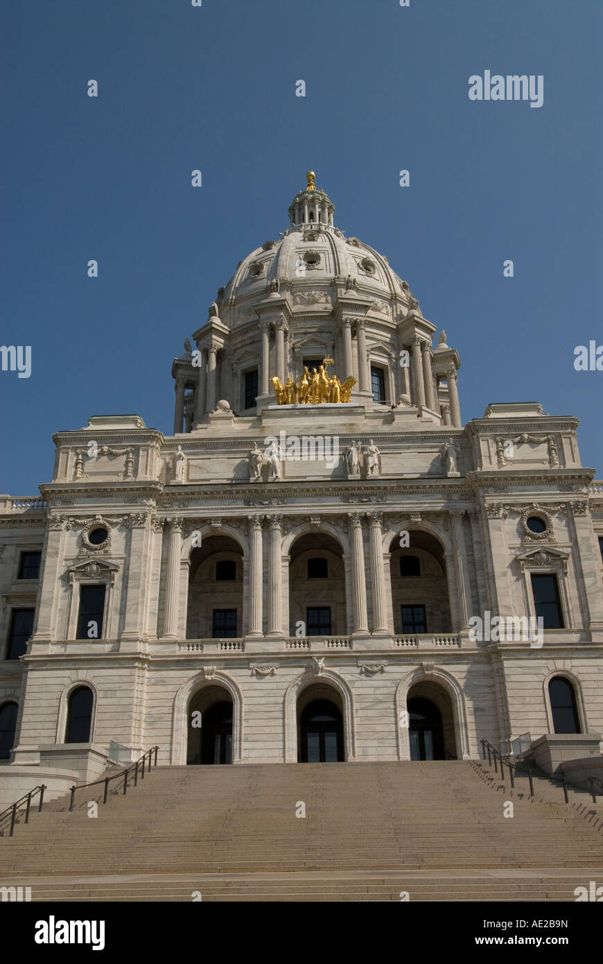 Minnesota Twin Cities Minneapolis Saint Paul The State Capitol Building ...