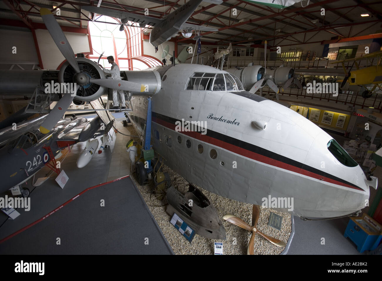Short Sandringham four engined flying boat exhibit Courtesy of ...