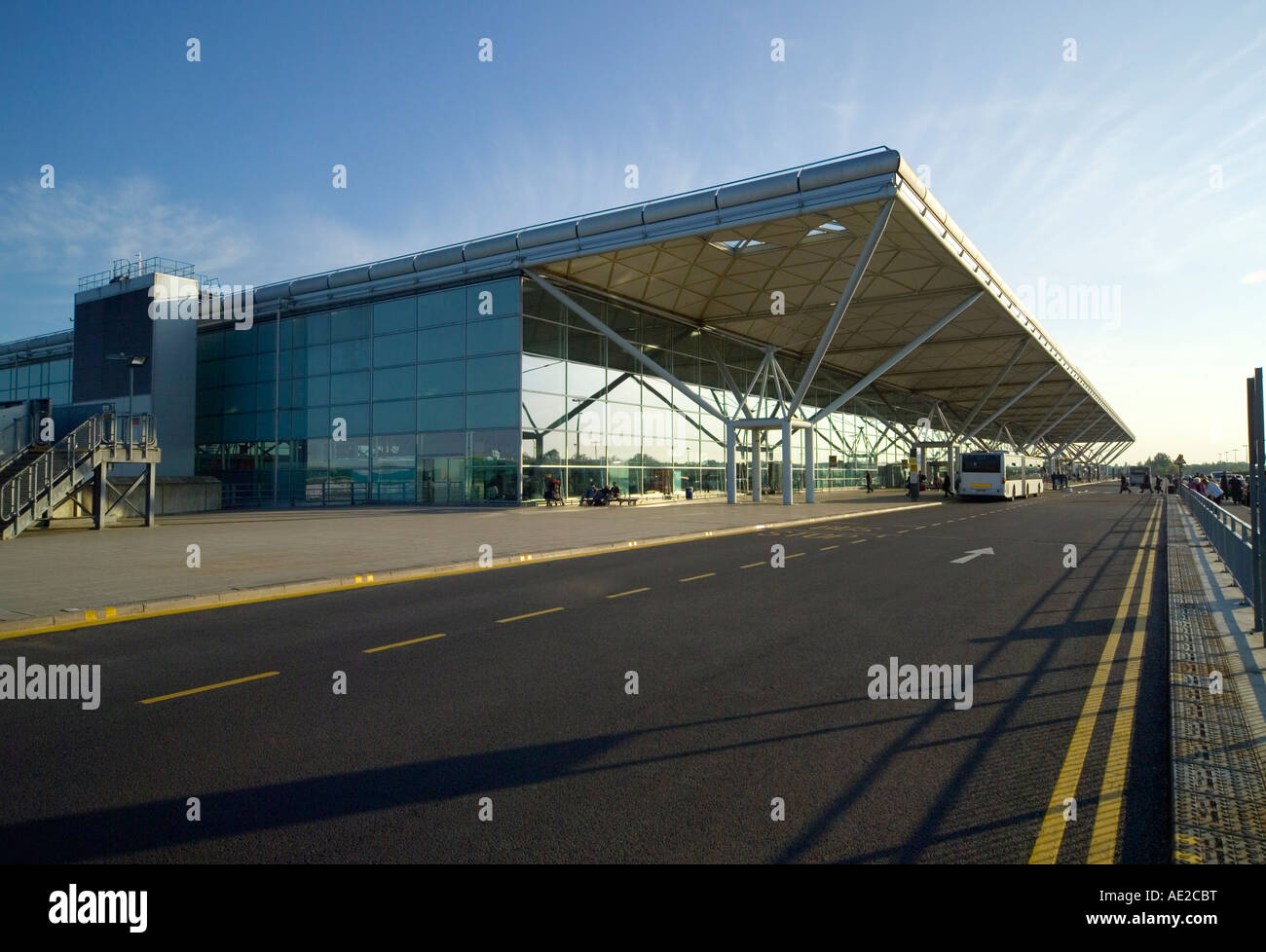 Stansted airport terminal building Stock Photo - Alamy
