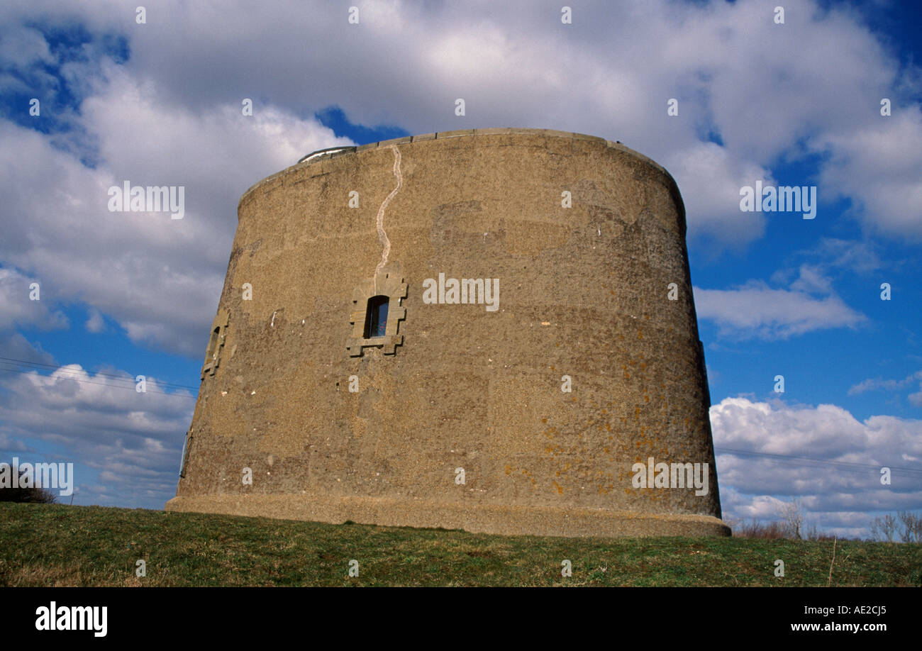 Martello tower at Shingle Street Suffolk England Stock Photo - Alamy