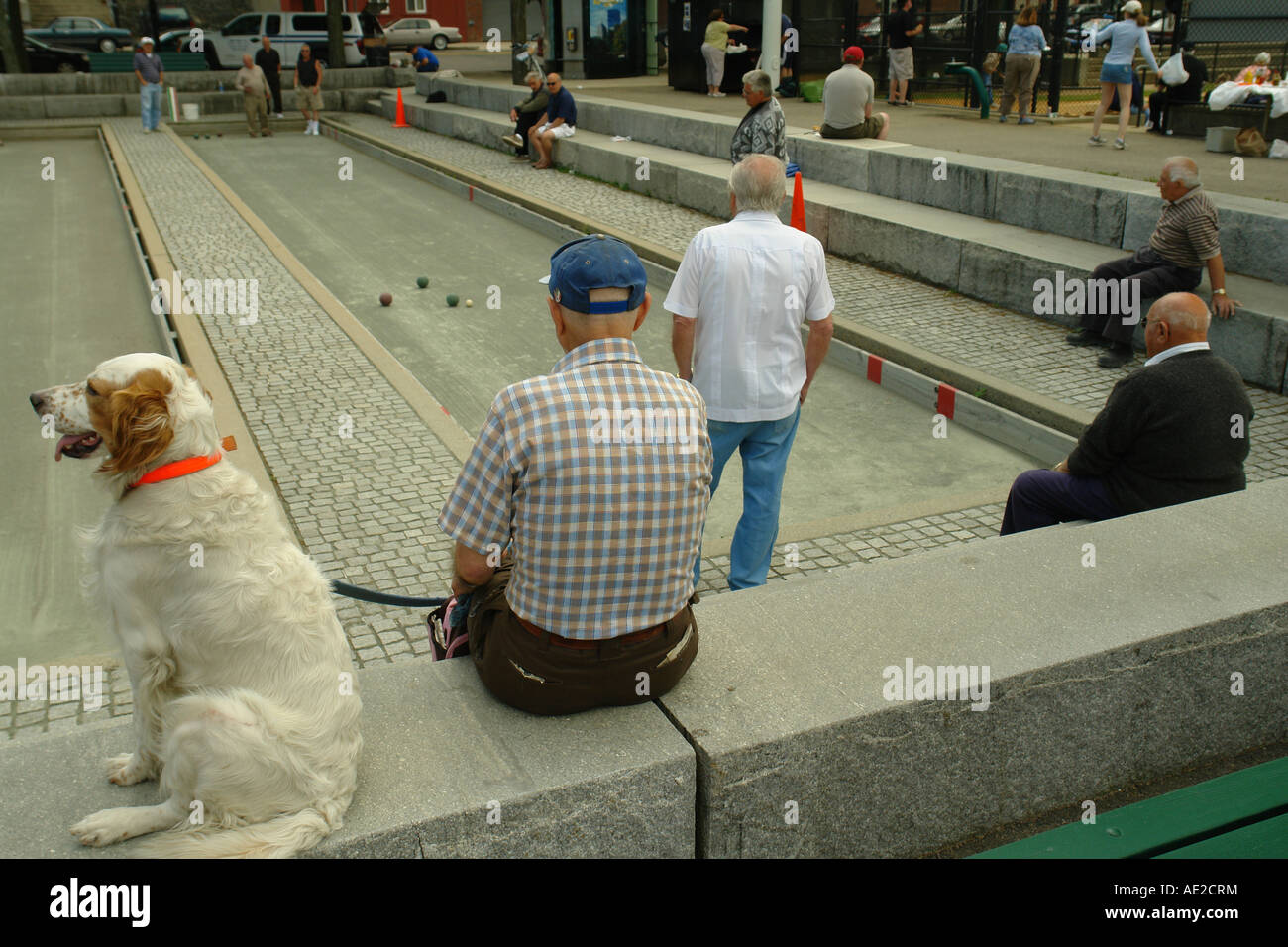 Bocce player hi-res stock photography and images - Alamy