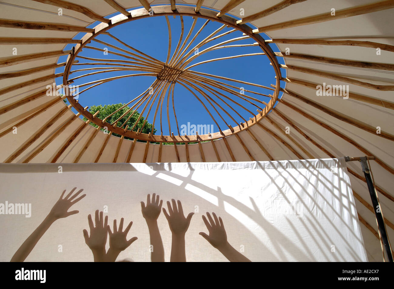 hands being used to perform shadow dancing, a silhouette puppet piece ...