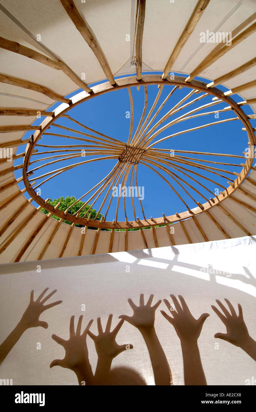 hands being used to perform shadow dancing, a silhouette puppet piece ...
