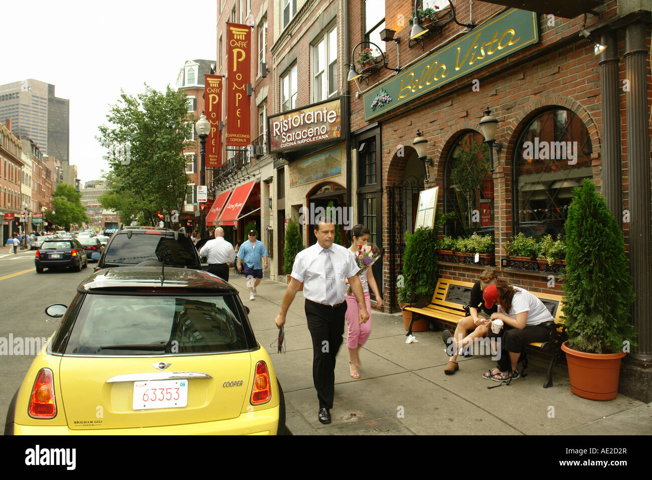 Boston italian district hi-res stock photography and images - Alamy