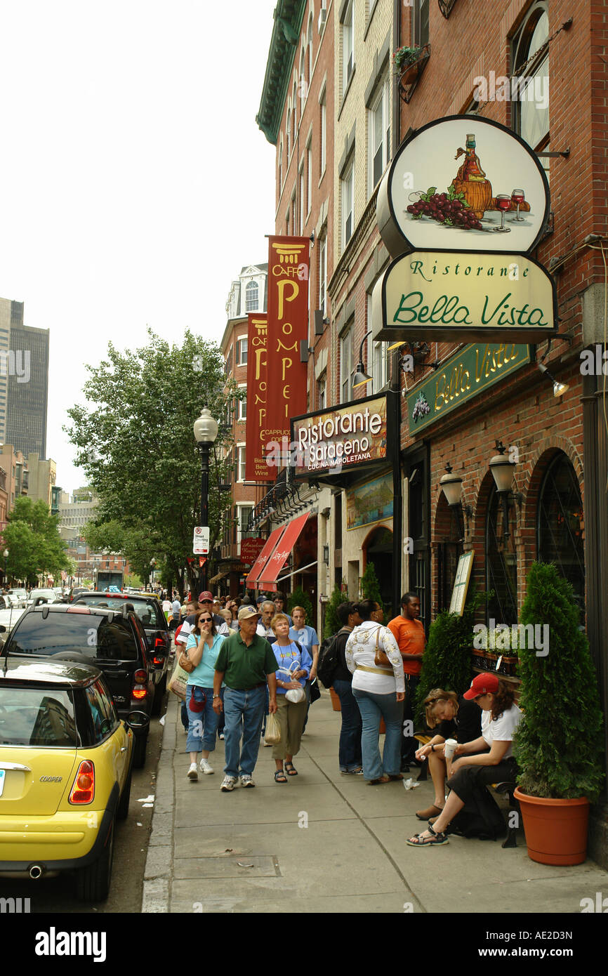 AJD58956, Boston, MA, Massachusetts, Downtown, Italian District Stock ...